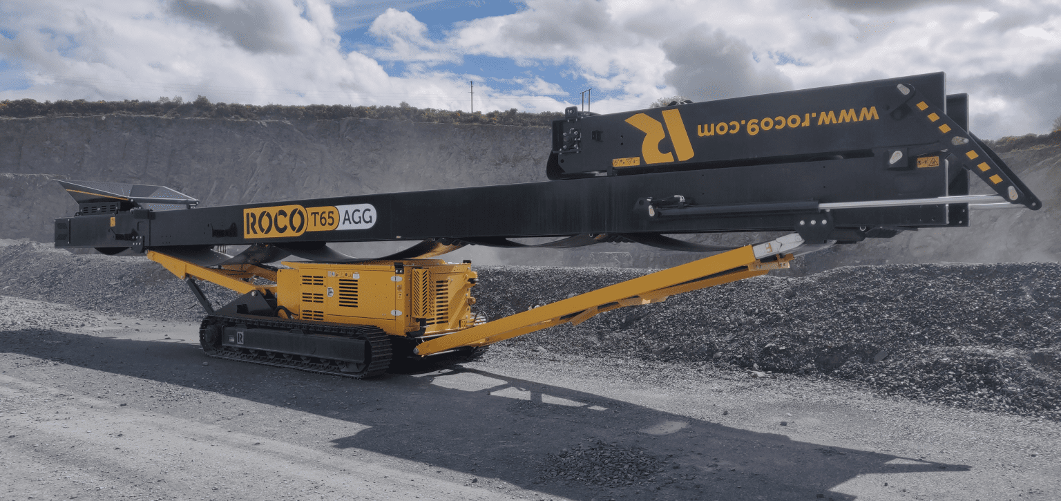 65 ft Stacker Delivered To Midlands Quarry - roco